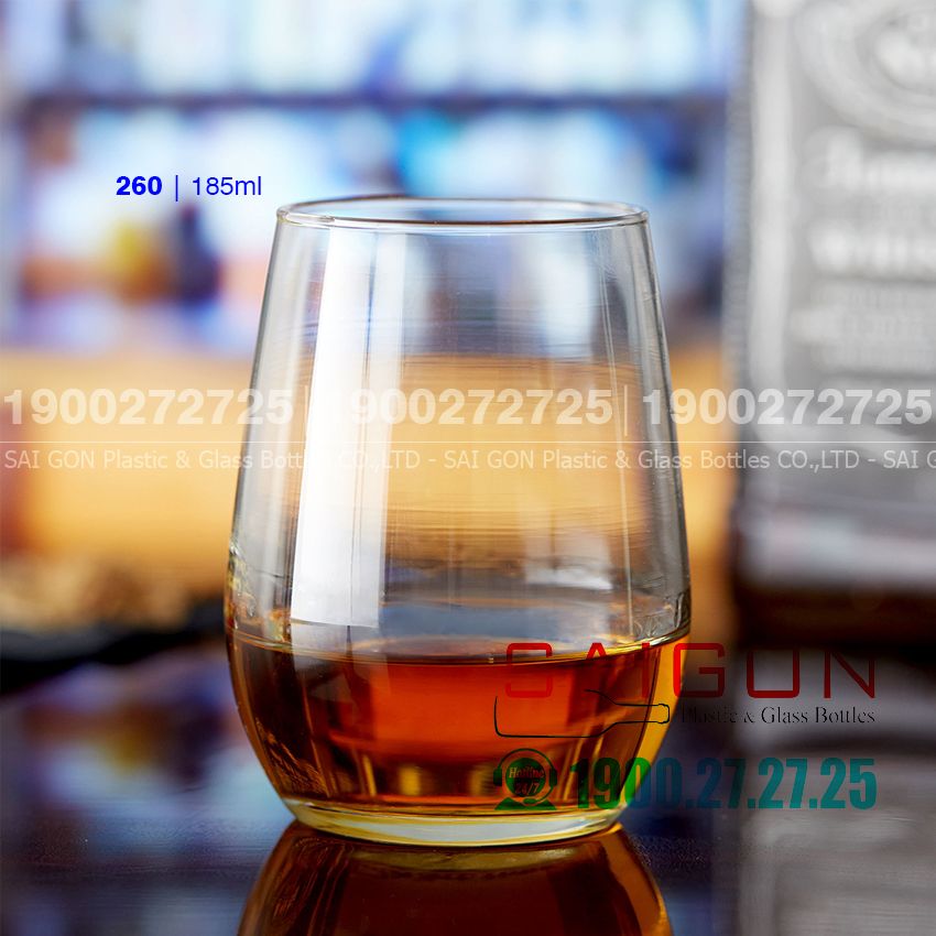 Ly Thủy Tinh Libbey Stemless Taster 185ml | Nhập Khẩu E.U – Chai Lọ Thủy Tinh Sài Gòn