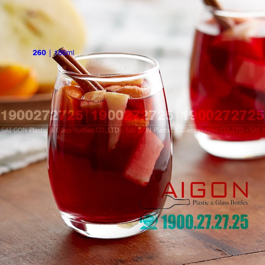 Ly Thủy Tinh Libbey Stemless Taster 185ml | Nhập Khẩu E.U – Chai Lọ Thủy Tinh Sài Gòn