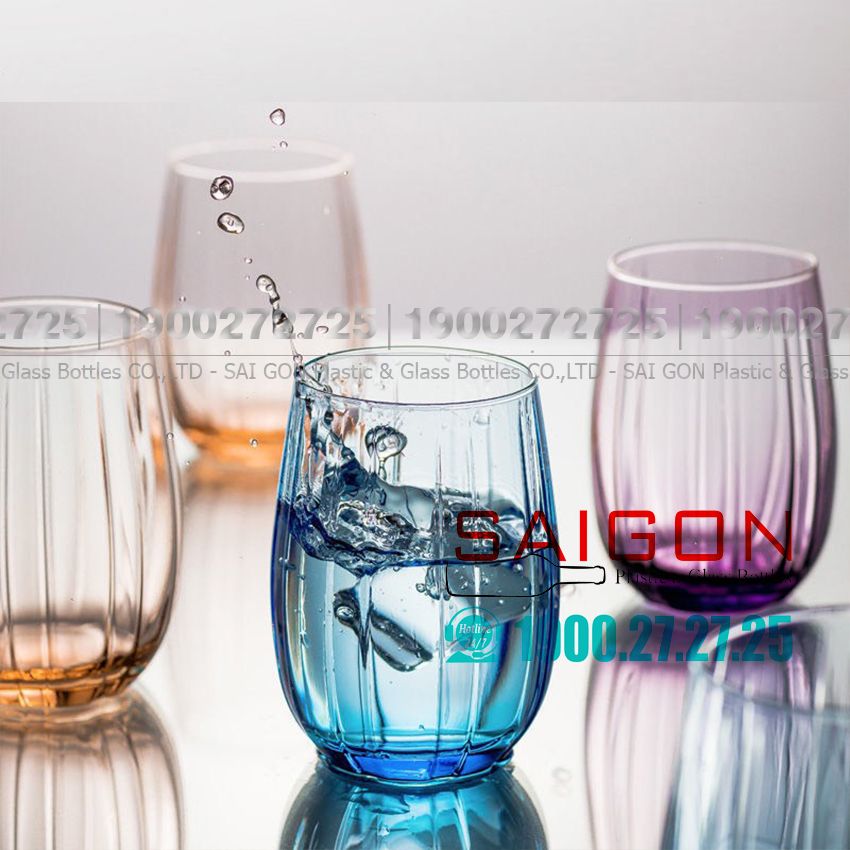 Deli JS5139-2B - Ly Thủy Tinh Deli Linka Blue Rock Glass 380ml – Chai ...