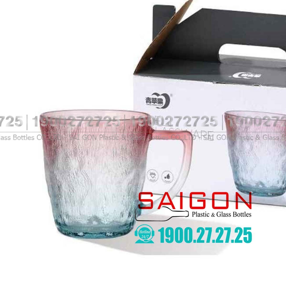 Deli ZB047 - Ly Thủy Tinh Deli Soda Lime Blue Tea Cup Glass 260ml ...