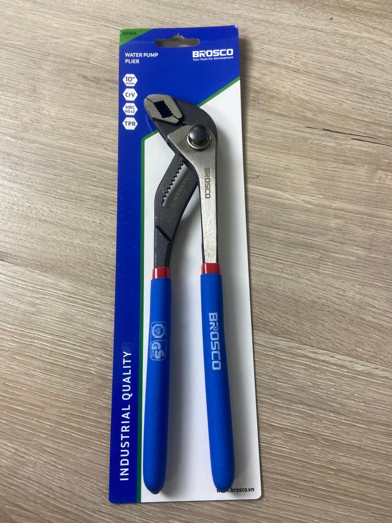 Kìm mỏ quạ điều chỉnh nhanh bằng thép Cr-V 10" - 250mm BROSCO - B50124