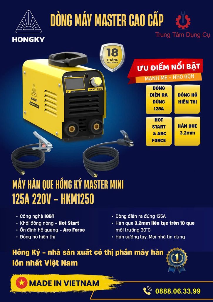 125A Máy Hàn Mini Hồng Ký HKM1250