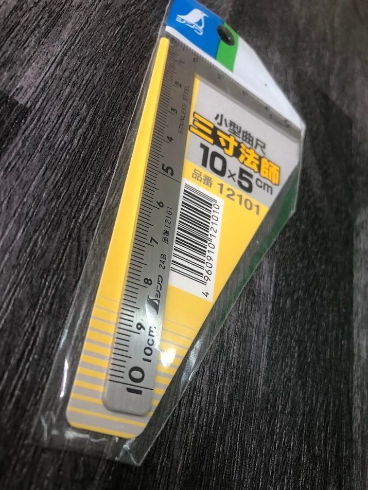 100x50mm Thước ê ke Shinwa 12101
