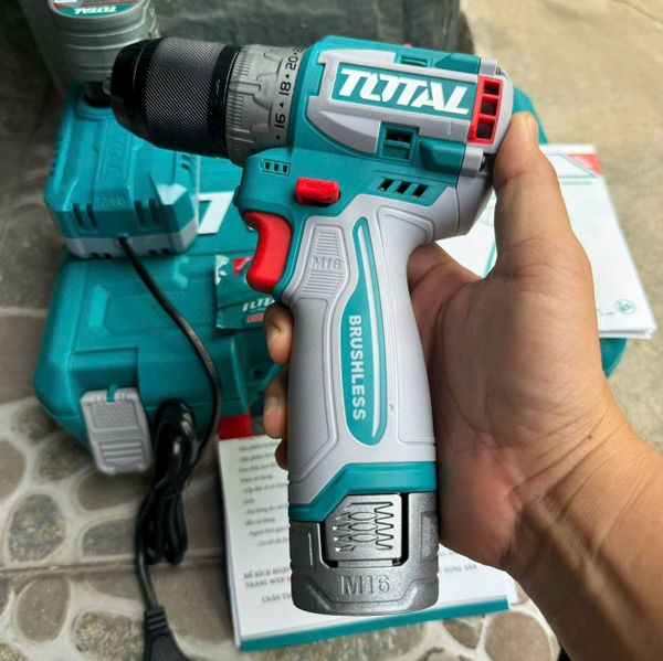 Bộ máy khoa vặn vít dùng pin 16V Total TDLI16682 - Hiệu Suất Mạnh Mẽ,
