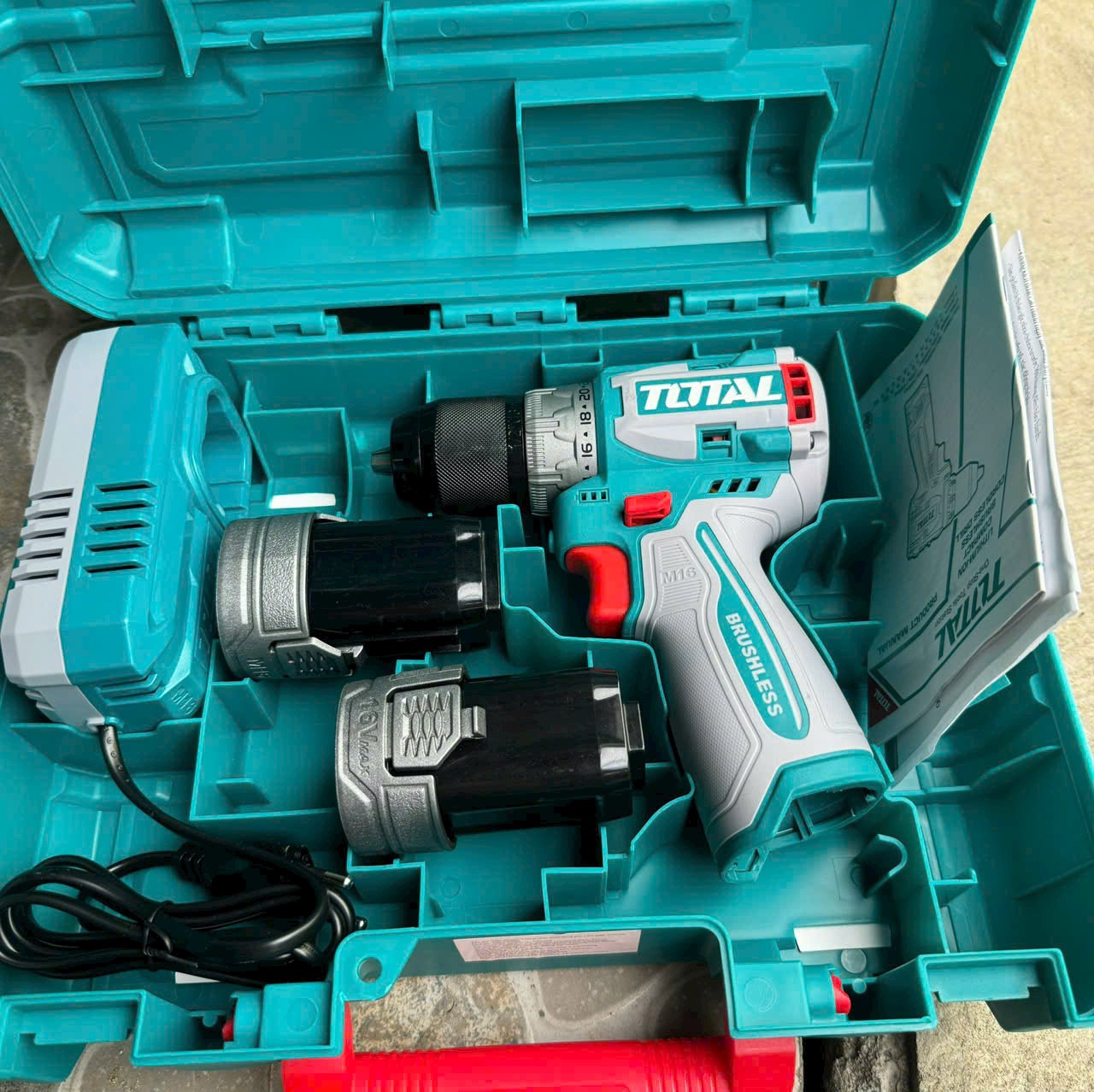 Bộ máy khoa vặn vít dùng pin 16V Total TDLI16682 - Hiệu Suất Mạnh Mẽ,