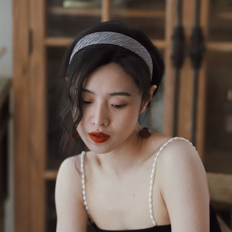 Băng đô cài tóc bện Lagu Khăn Phụ Kiện, bờm tóc phong cách Hàn Quốc ch