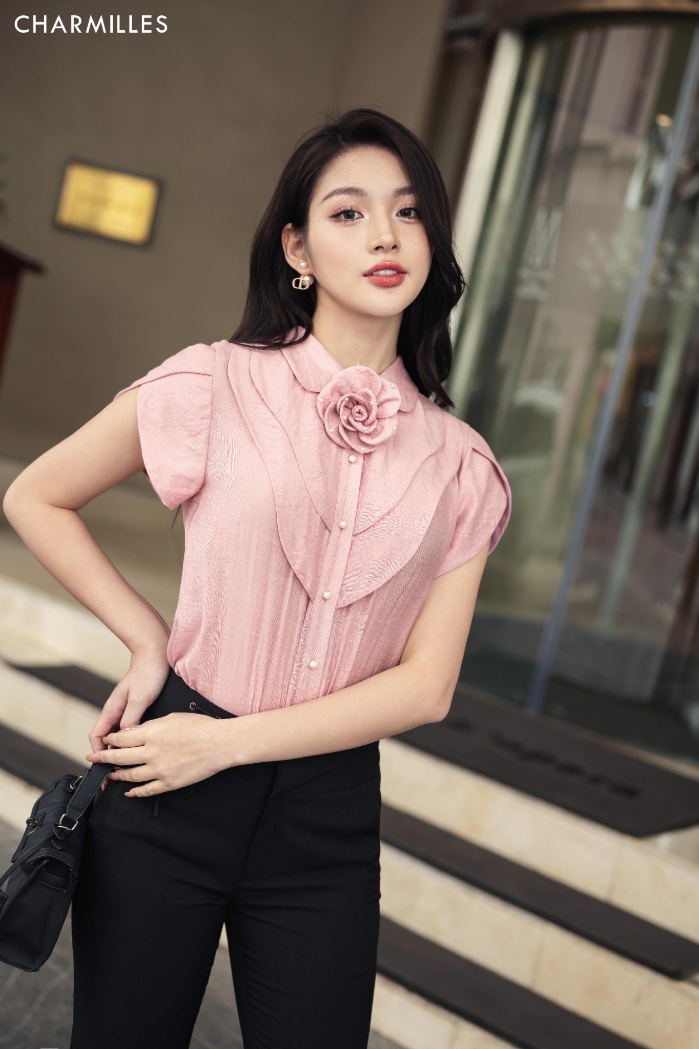 Áo TC bèo cổ | Thời Trang CHARMILLES