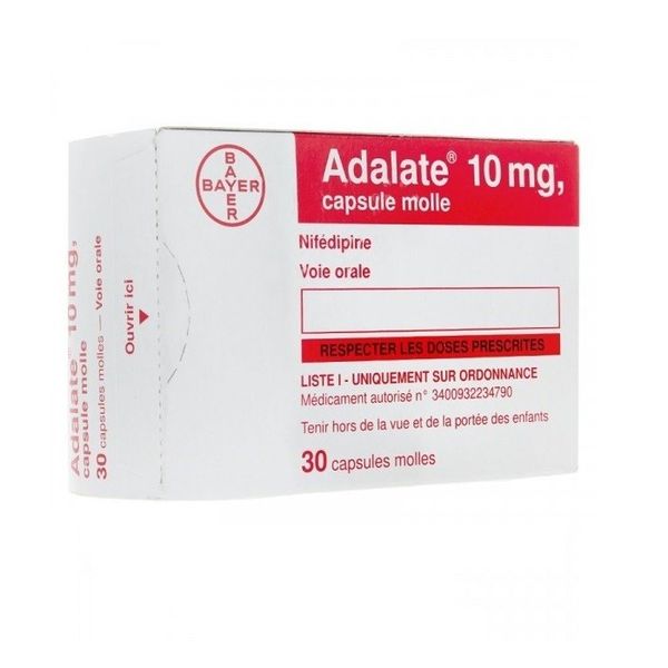 Adalat (Nifedipin 10mg) – Thuốc Điều Trị Tăng Huyết Áp – Thuốc Bà Ty
