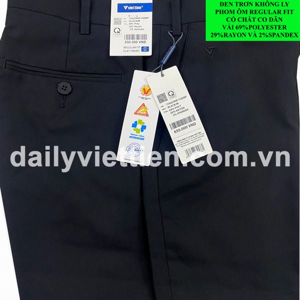 Quần tây Đen Việt Tiến số 646 – Việt Tiến | Miễn phí giao hàng toàn ...