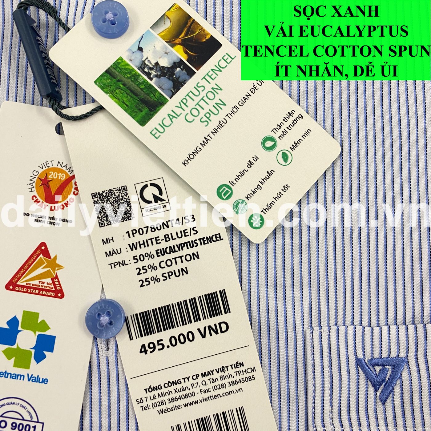 Sơ mi Việt Tiến số 1537 – Việt Tiến | Miễn phí giao hàng toàn quốc ...