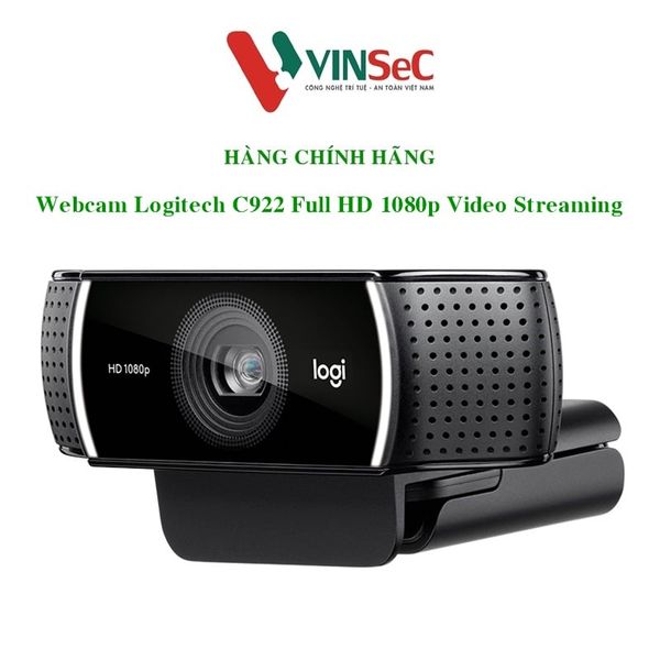 Webcam Logitech C922 Pro Full HD 1080p - 720p/60FPS micro kép to rõ, t ...