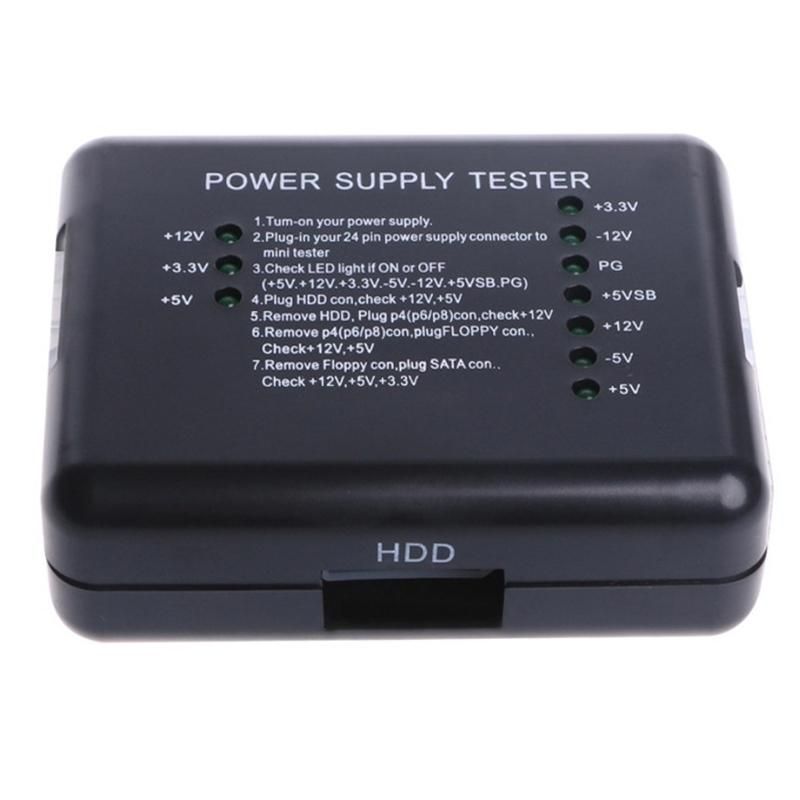 PC 20/24 Pin PSU ATX SATA HD Power Supply Tester – Promax Official