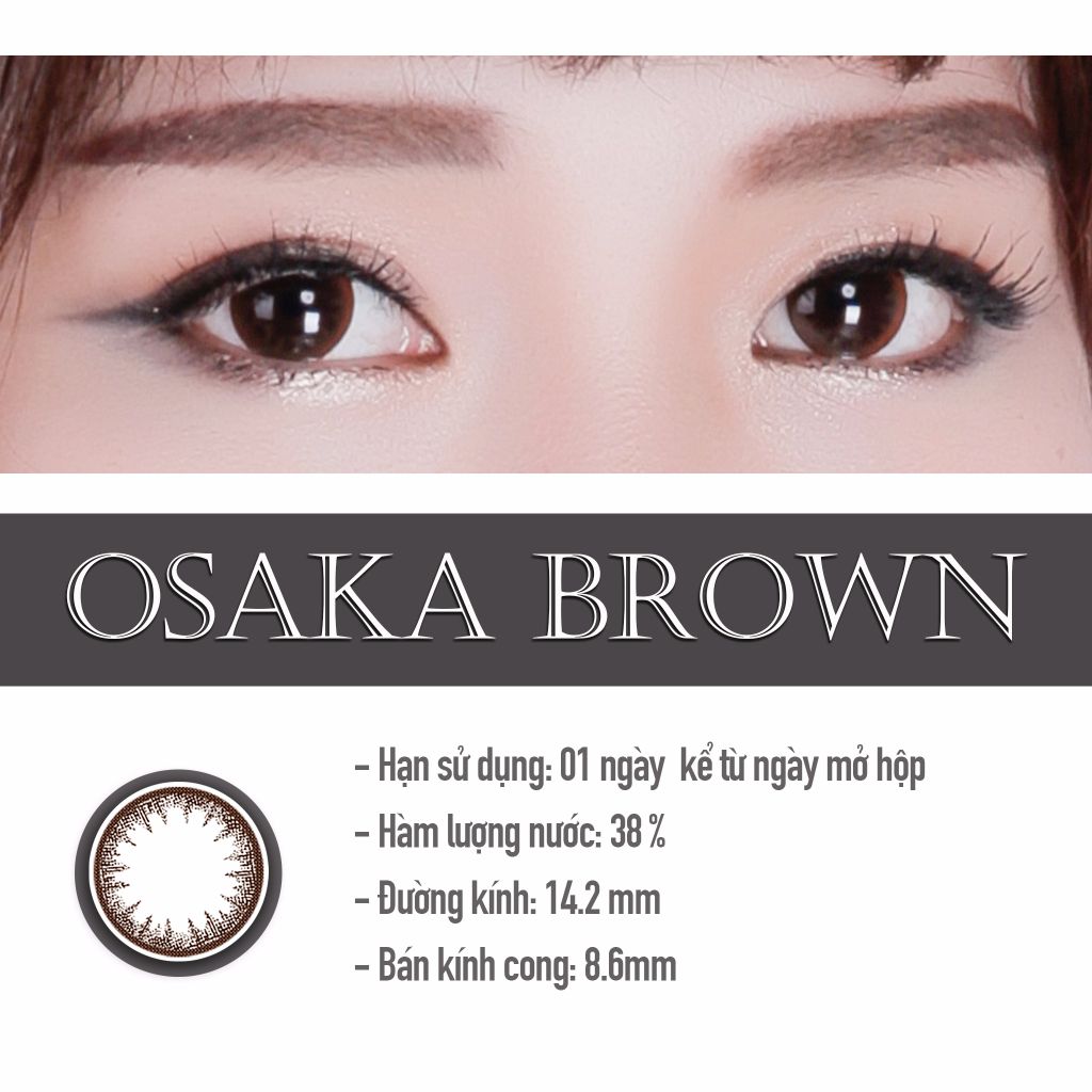 Kính áp tròng - Màu OSAKA BROWN (kính dùng 1 ngày) – Kính áp tròng Eye ...