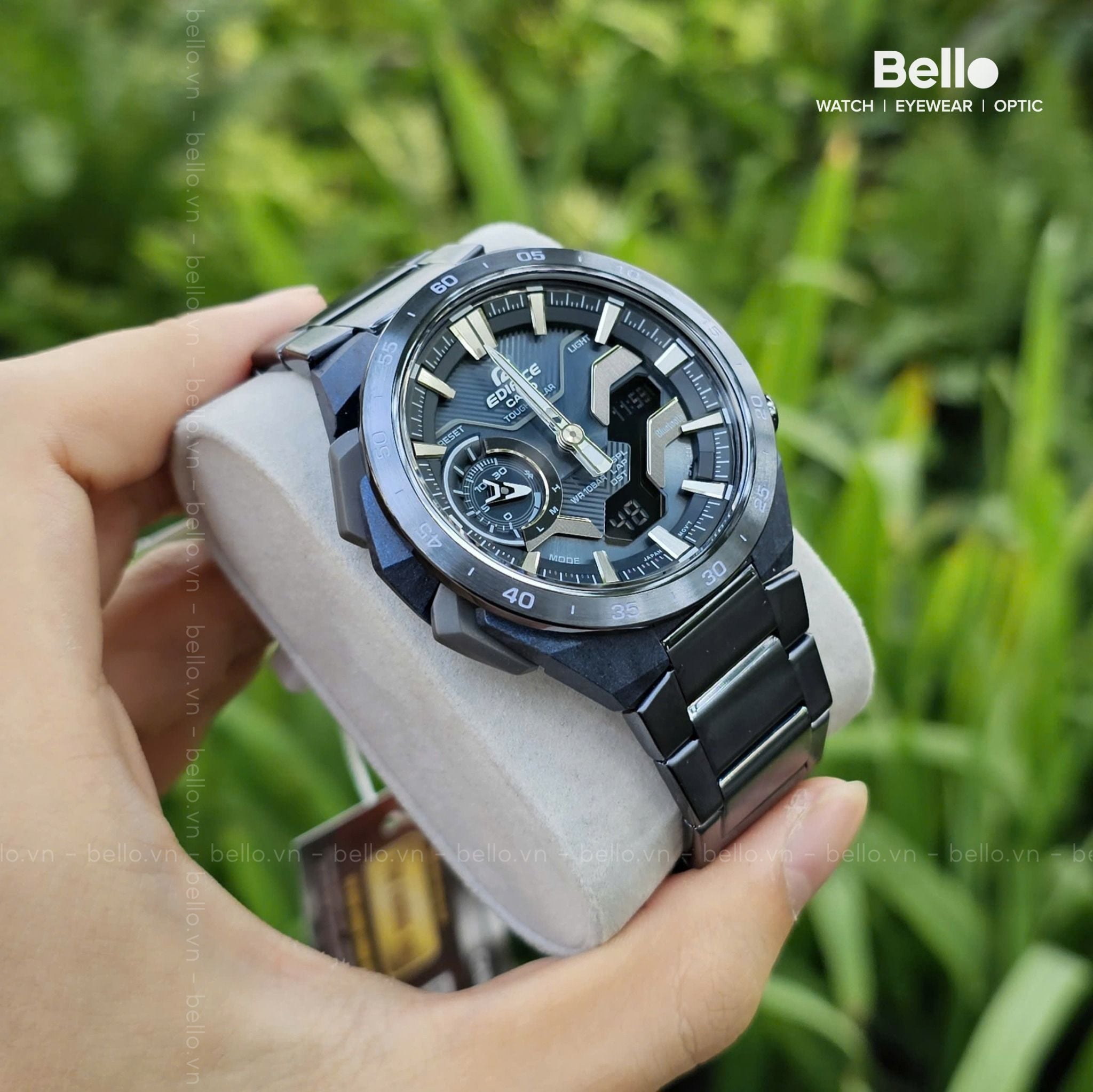 Casio Edifice ECB-2200CB-2A - Uy tín từ 2009, Tem vàng chống giả, Bảo – Bello HN & TP.HCM