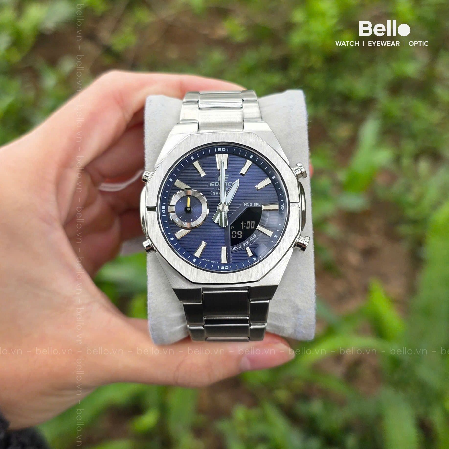 Casio Edifice ECB-S10D-2A - Uy tín từ 2009, Tem vàng chống giả, Bảo hà – Bello HN & TP.HCM