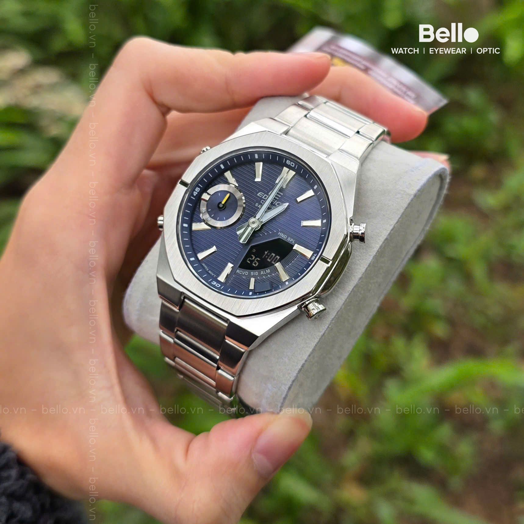 Casio Edifice ECB-S10D-2A - Uy tín từ 2009, Tem vàng chống giả, Bảo hà – Bello HN & TP.HCM