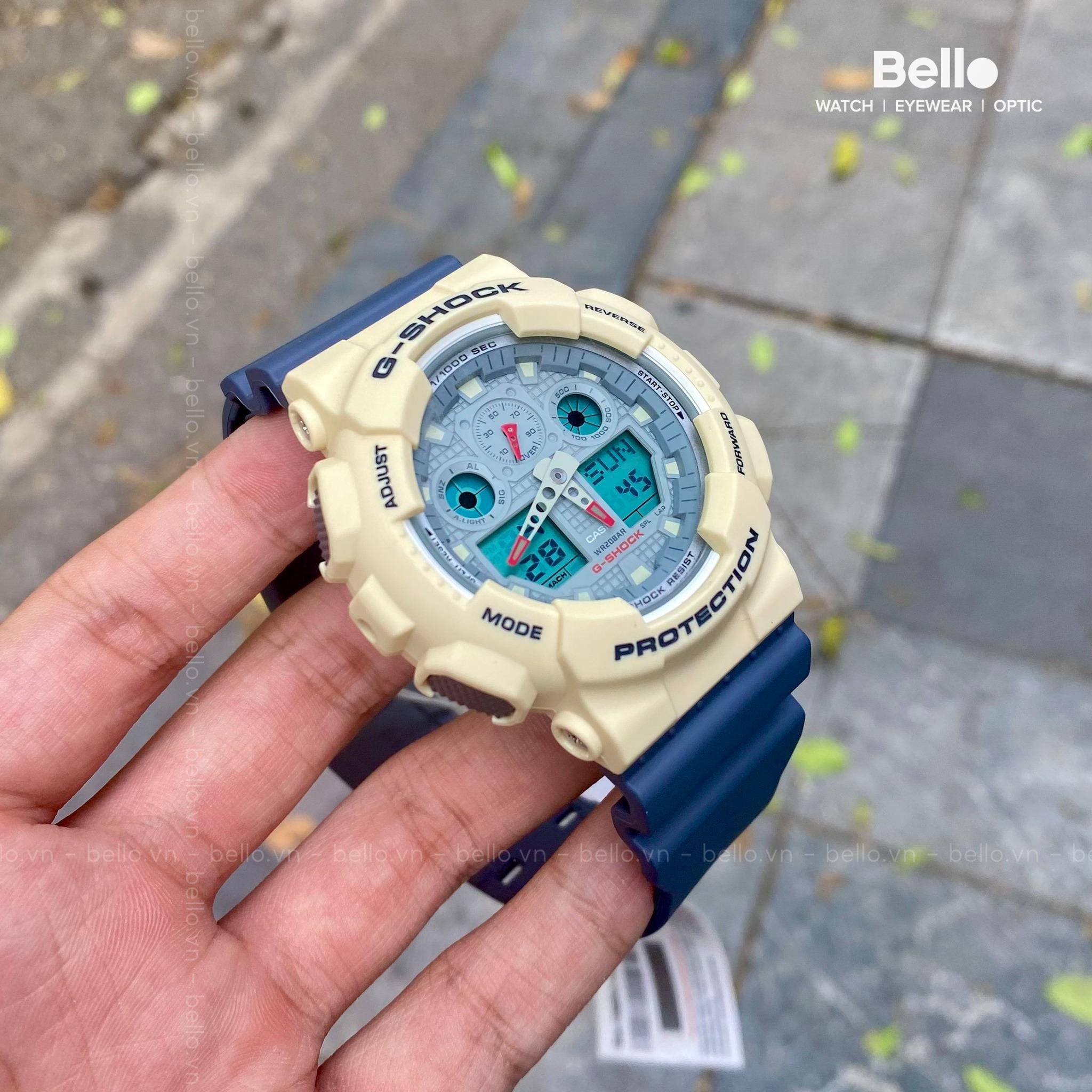 [LIMITED] Casio G-Shock GA-100PC-7A2 - Uy tín từ 2009, Tem vàng chống – Bello HN & TP.HCM