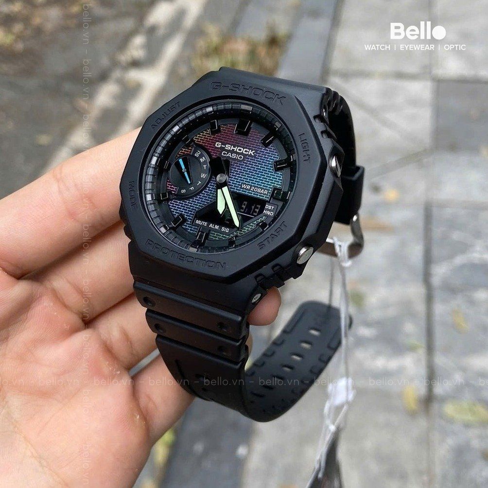 Casio G-Shock GA-2100RW-1A - Uy tín từ 2009, Tem vàng chống giả, Bảo h – Bello HN & TP.HCM