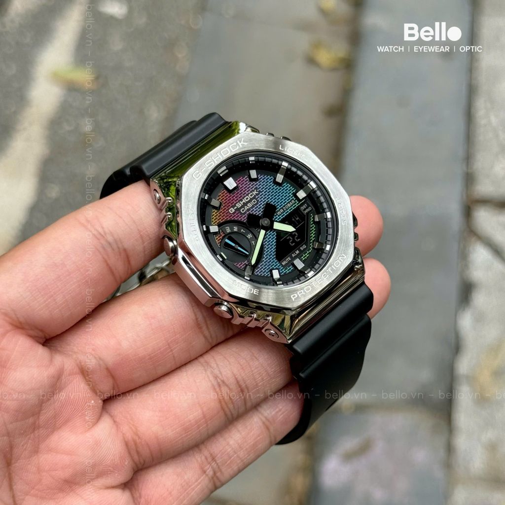 Casio G-Shock GM-2100RW-1A - Uy tín từ 2009, Tem vàng chống giả, Bảo h – Bello HN & TP.HCM