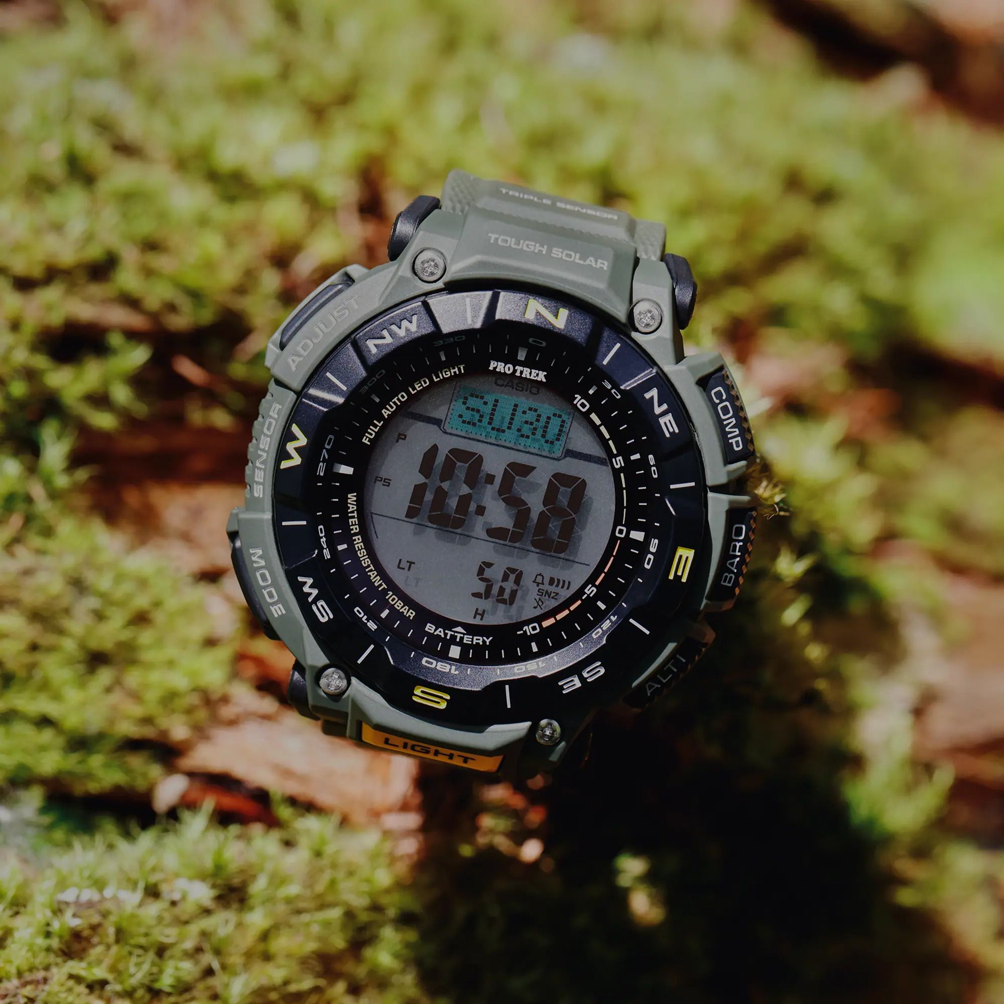 Casio Pro Trek PRG-340-3DR - Uy tín từ 2009, Tem vàng chống giả, Bảo h ...