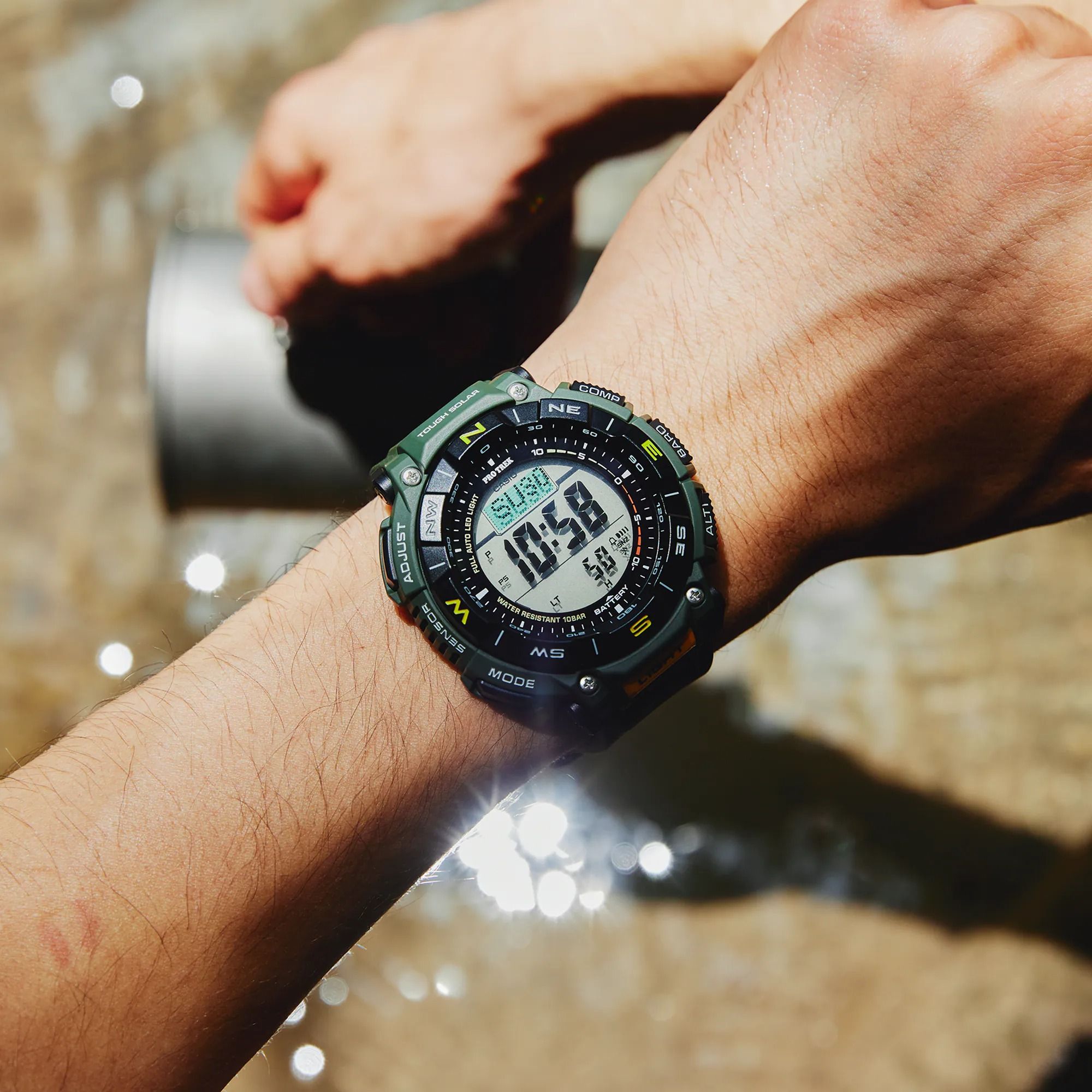 Casio Pro Trek PRG-340-3DR - Uy tín từ 2009, Tem vàng chống giả, Bảo h ...