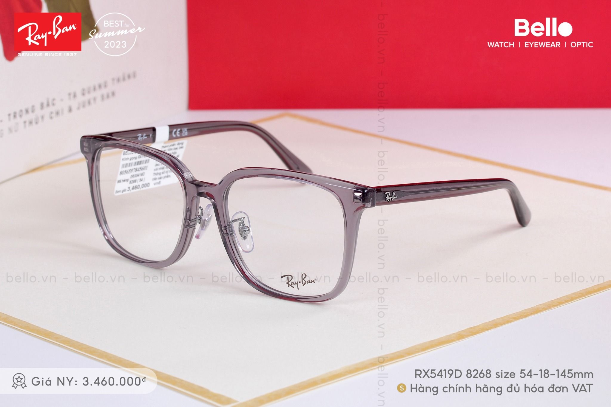 Gọng Kính Ray-Ban RX5419D 8268 chính hãng GIÁ TỐT LIÊN HỆ – Bello HN ...