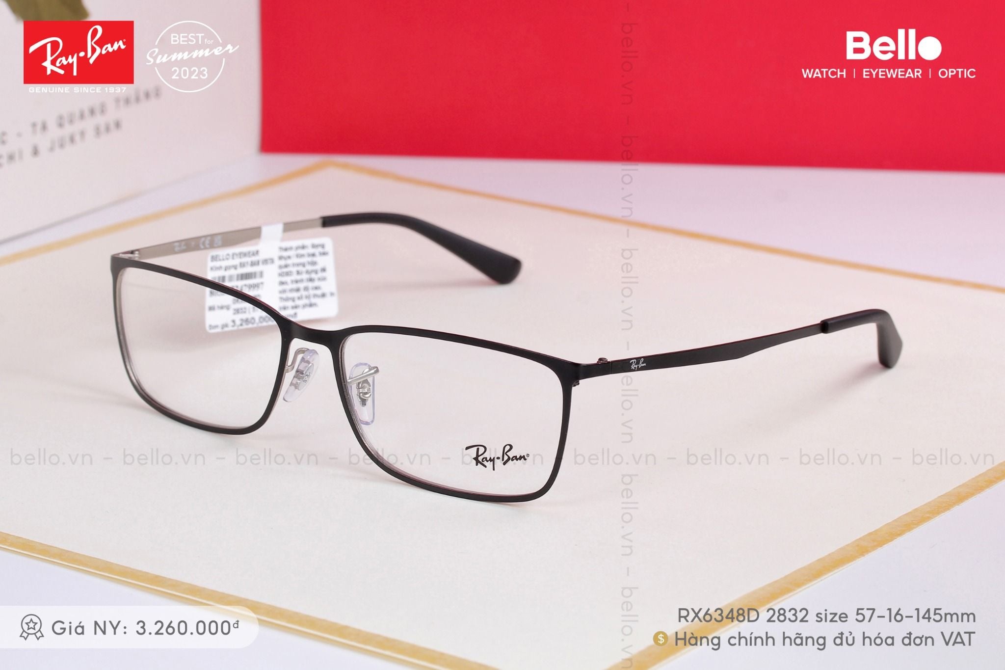 Gọng Kính Ray-Ban RX6348D 2832 size 57 chính hãng GIÁ TỐT LIÊN HỆ ...