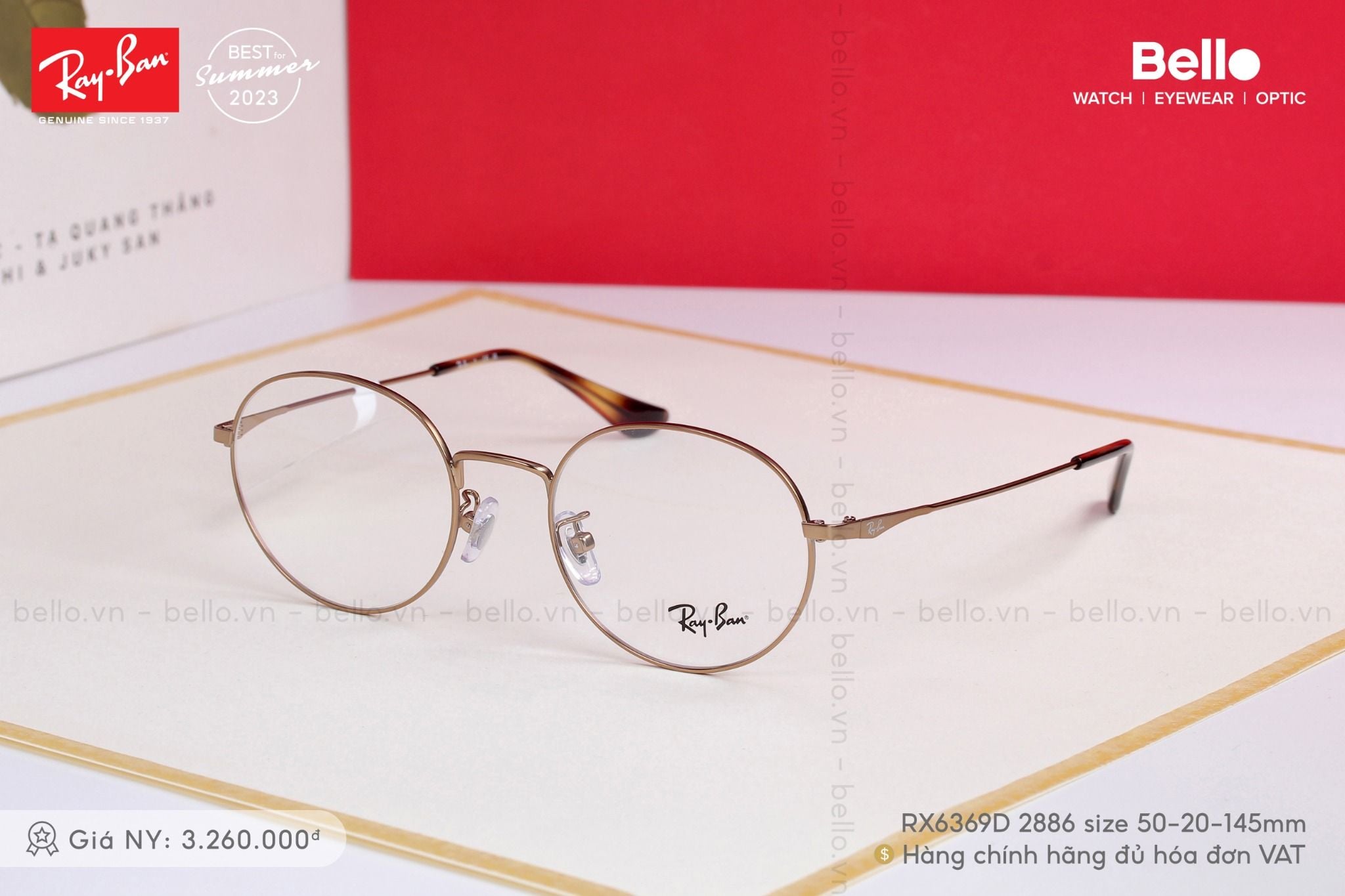 Gọng Kính Ray-Ban RX6369D 2886 Size 50 chính hãng GIÁ TỐT LIÊN HỆ ...