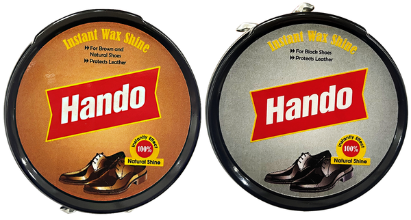 Xi khô đánh giày da, đồ da Hando 50g (Đen / Nâu) – Siêu thị Handomart
