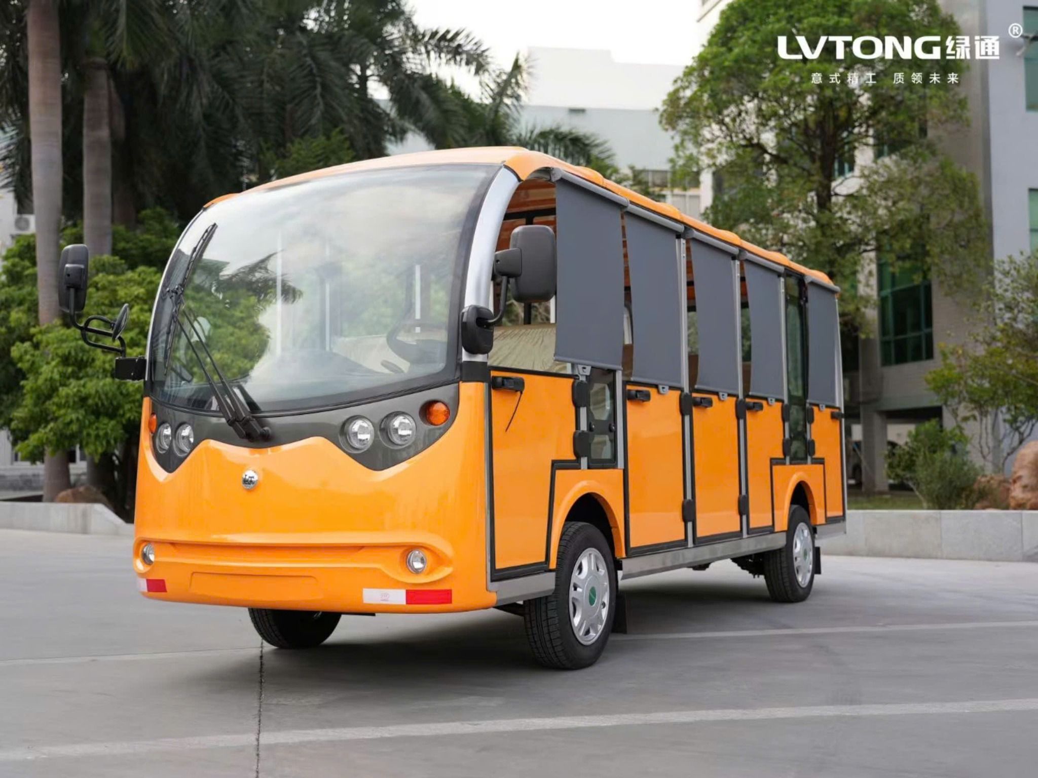 Xe bus điện chở khách 14 chổ cửa kính LT.S14.F – thegioiotodien.vn