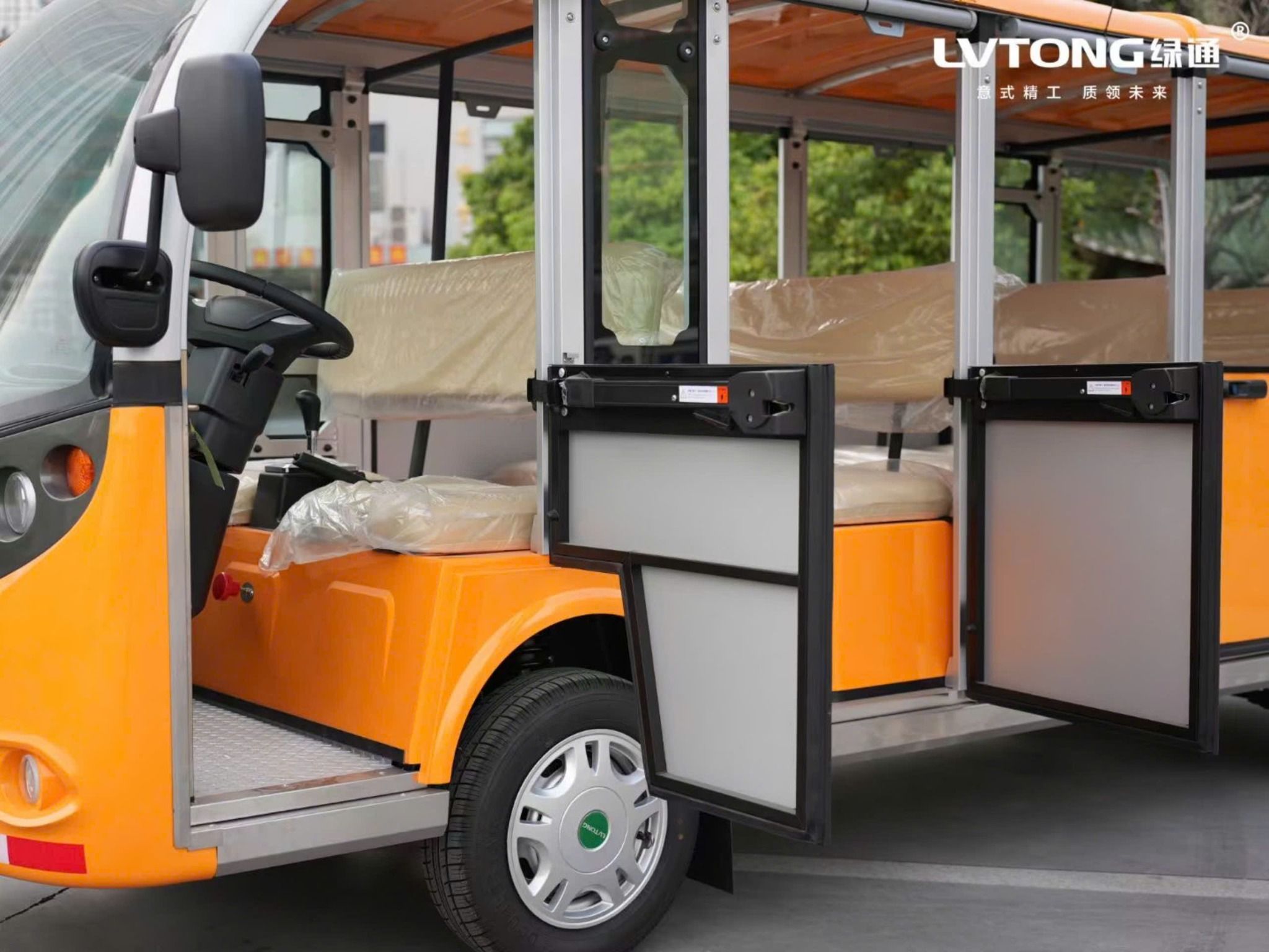 Xe bus điện chở khách 14 chổ cửa kính LT.S14.F – thegioiotodien.vn