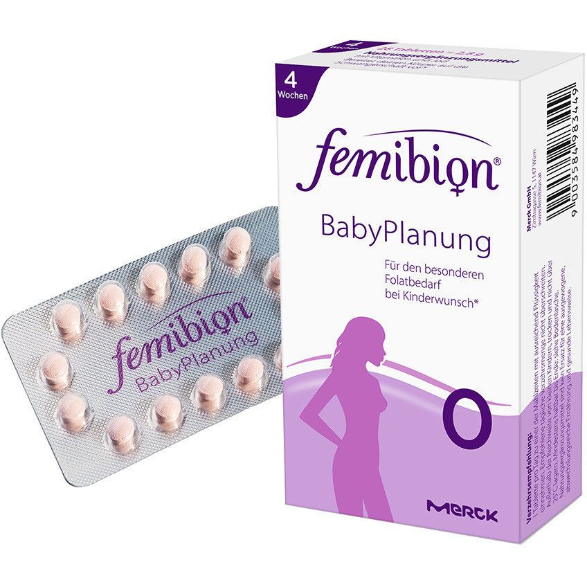 FEMIBION 0 - Thuốc bổ cho phụ nữ muốn mang bầu - Babyplanung tableten ...