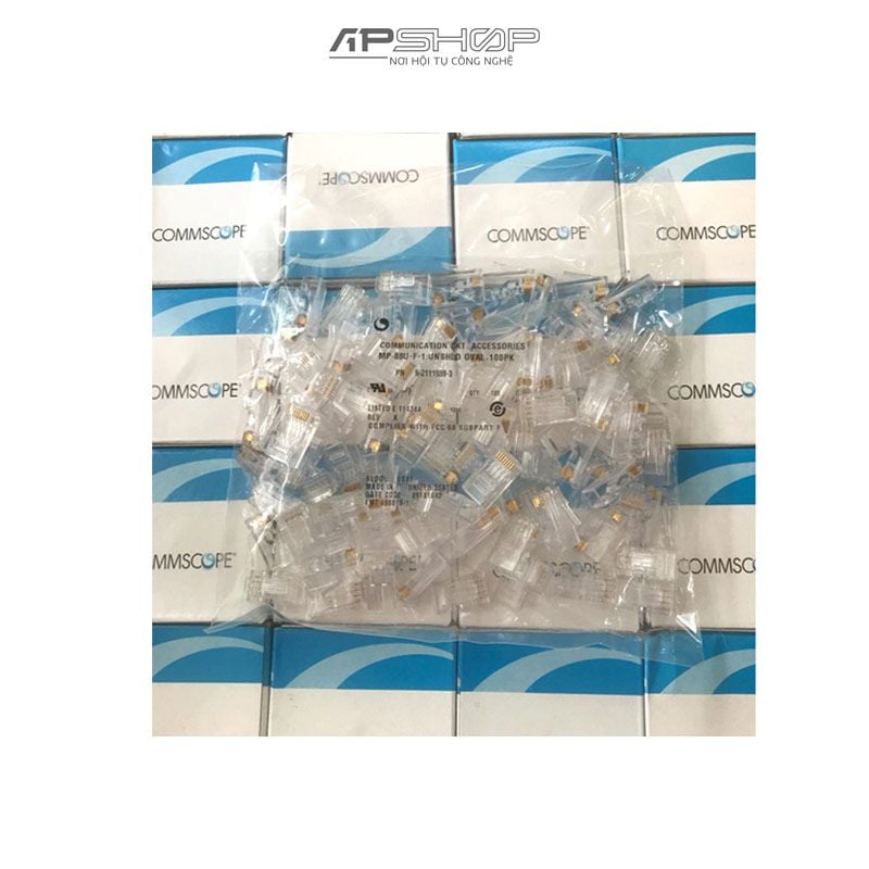 Hộp đầu mạng Commscope | AMP RJ45 Cat6 UTP – APSHOP.VN