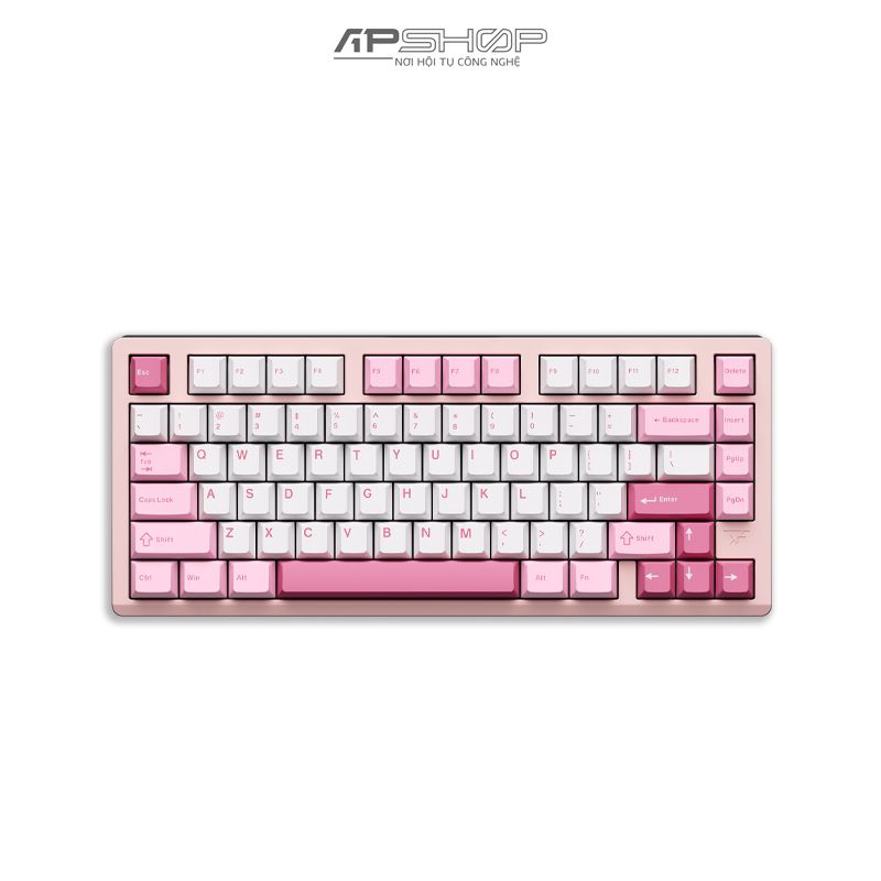 Bàn phím cơ Custom VGN VXE75 Trans Pink RGB | 80 Key | Hotswap | 3 Mod – APSHOP.VN