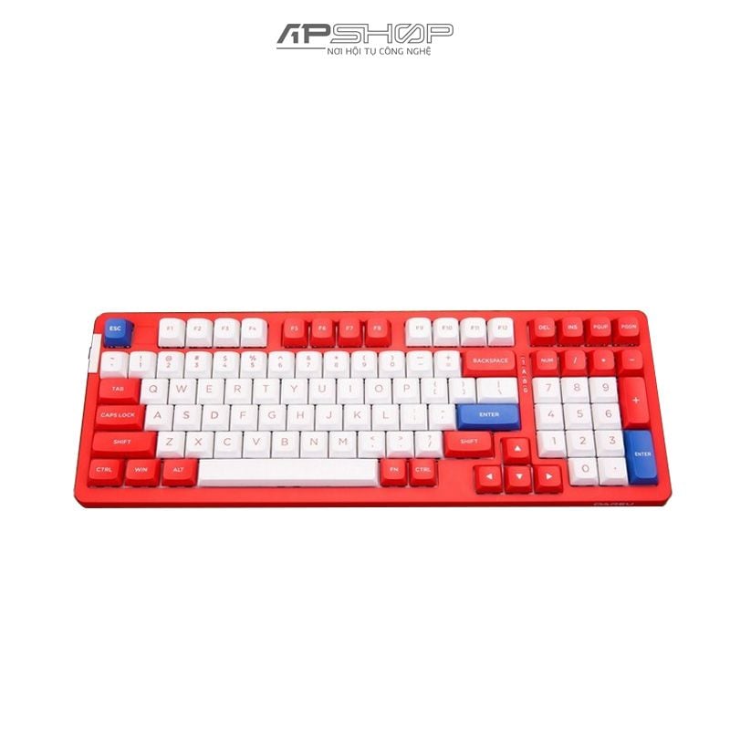 Bàn phím Dareu A98 Pro Red Wave RGB 3 Mod Hotswap | Chính hãng – APSHOP.VN