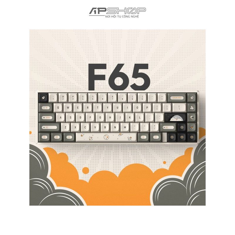 Bàn phím IQUNIX F65 Hitchhiker RGB/ Layout 65%/ 3 Mod | Chính hãng ...