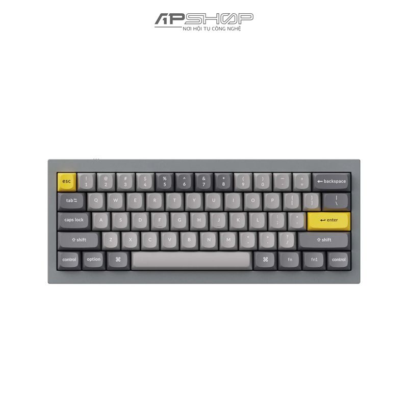 Bàn phím Keychron Q4 Silver Grey B Full Assembled | Chính hãng – APSHOP.VN