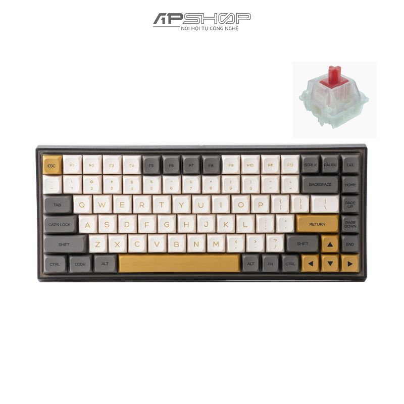 Bàn phím Keycool KC84 A08 Shimmer RGB 3 Modes Bluetooth / Wireless Hot ...