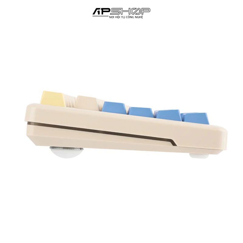 Bàn phím cơ Aula LEOBOG A75 | Màu xanh dương, be – APSHOP.VN