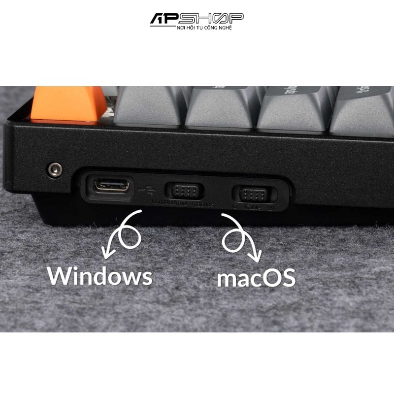 Bàn phím Keychron K8M B Black – APSHOP.VN