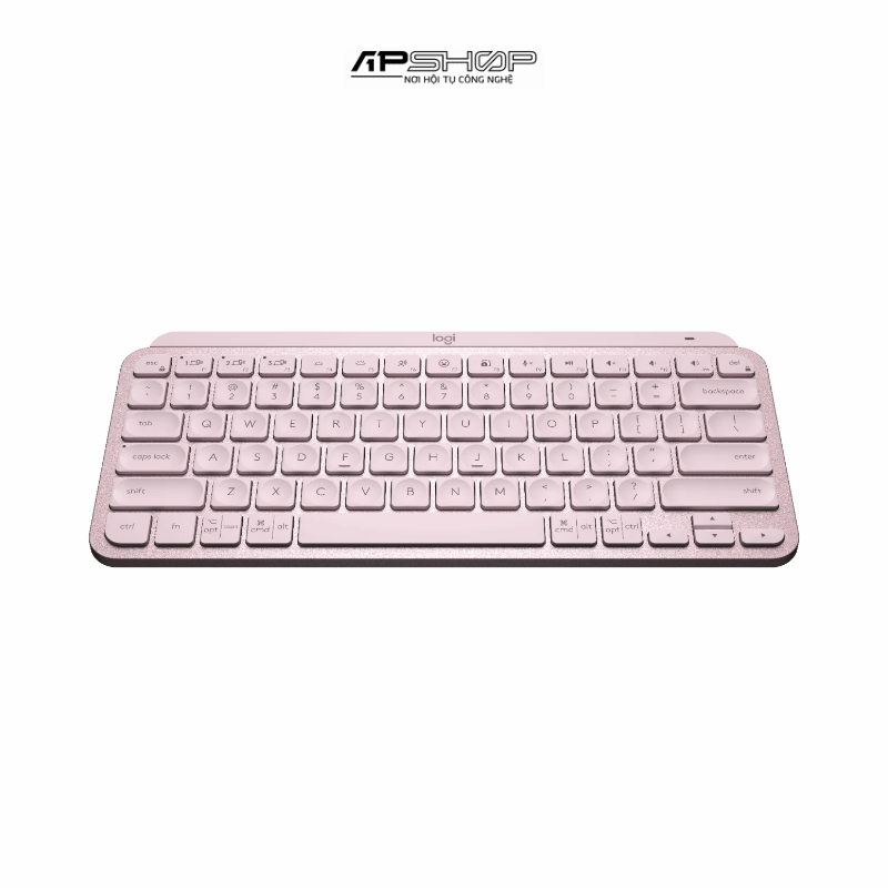 Bàn phím Logitech MX Keys Mini Pink Wireless Chính hãng – APSHOP.VN