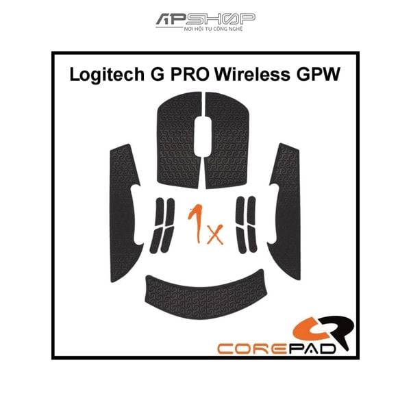 Bộ grip tape Corepad Soft Grips - Logitech G Pro Wireless - Black ...