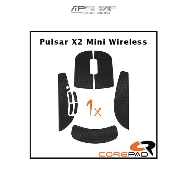Bộ grip tape Corepad Soft Grips - Pulsar X2 Mini Wireless - Red – APSHOP.VN