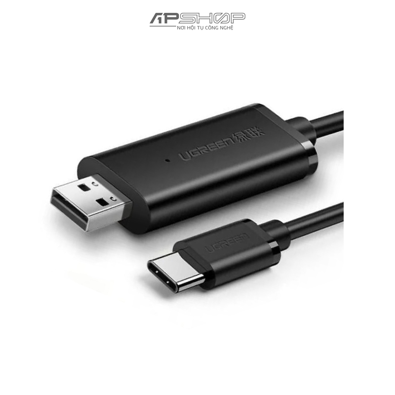 Cáp Chuyển UGREEN USB 2 0 To USB C Data Link cable US318 – APSHOP.VN