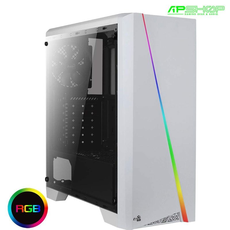 Case AeroCool Cylon White Tempered Glass Edition – APSHOP.VN