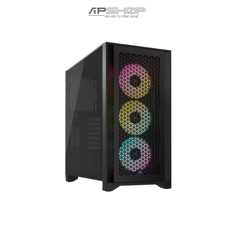 Case Corsair iCUE 4000D RGB Airflow Black | Chính hãng – APSHOP.VN