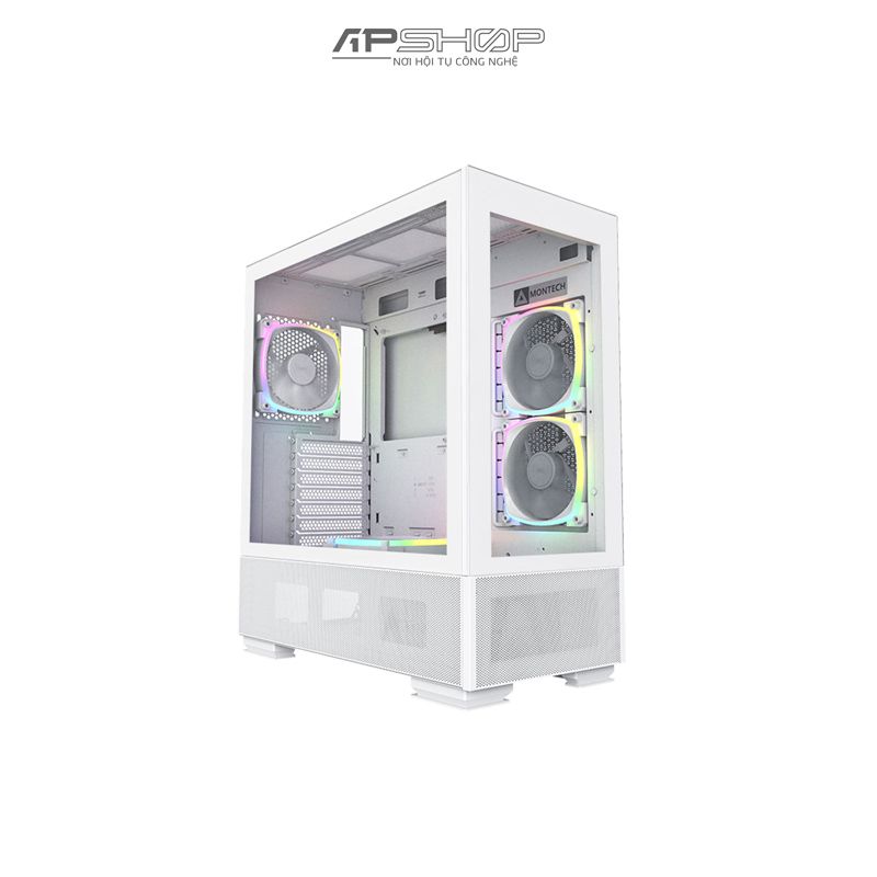 Case Montech SKY TWO White ARGB | Chính hãng – APSHOP.VN