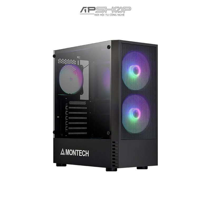 Case Montech X2 MESH Black | Chính hãng – APSHOP.VN