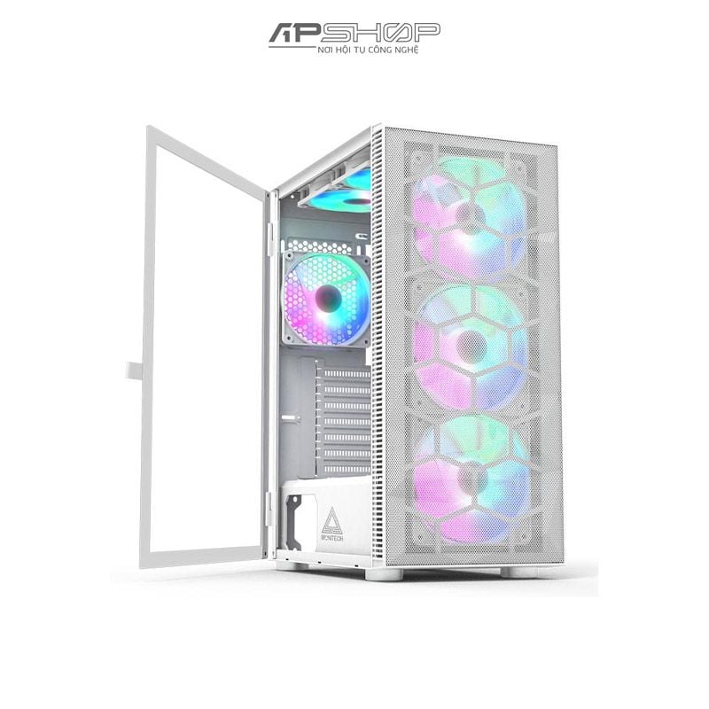 Case Montech X3 Mesh White | Chính hãng – APSHOP.VN