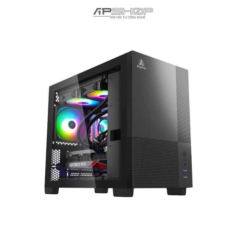 Case Segotep MEMPHIS-S Black | Chính hãng – APSHOP.VN